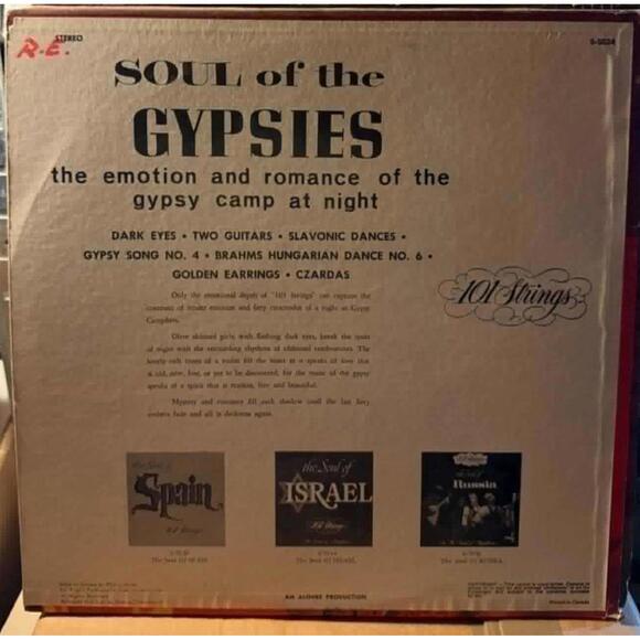 Media | 11 Strings The Soul Of The Gypsies 33rpm Vg Ab96 | Poshmark